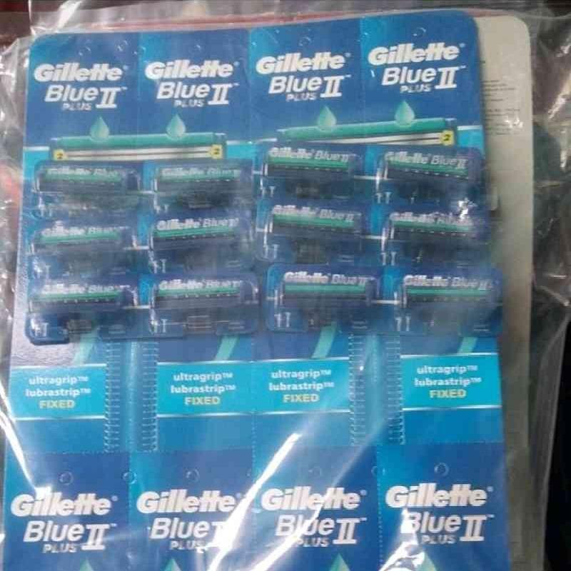 Promo Gillette Blue 2 Plus Alat Cukur (1 Pack isi 24 Pcs) Diskon 10% di ...