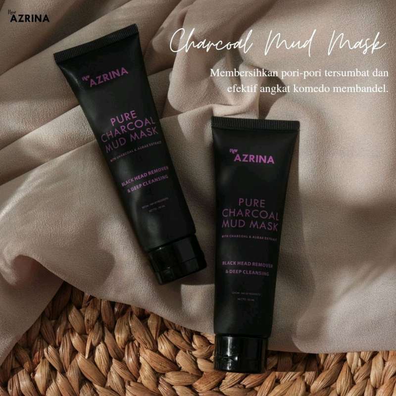 Jual Azrina Pure Charcoal Mud Mask di Seller Rizma Beauty - Jelegong ...