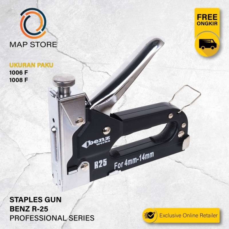 Promo Gratis Ongkir Staples Tembak Tacker R25 / Staples Tacker Gun By ...