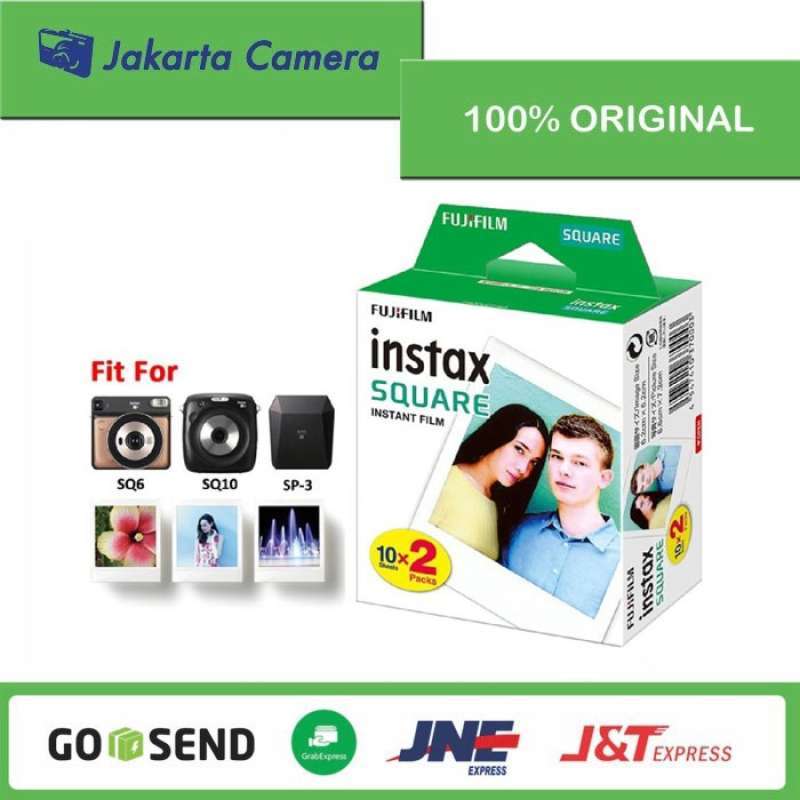 Jual Fujifilm Paper Instax Square Film Refill Twin Pack Isi 20 Sheets ...
