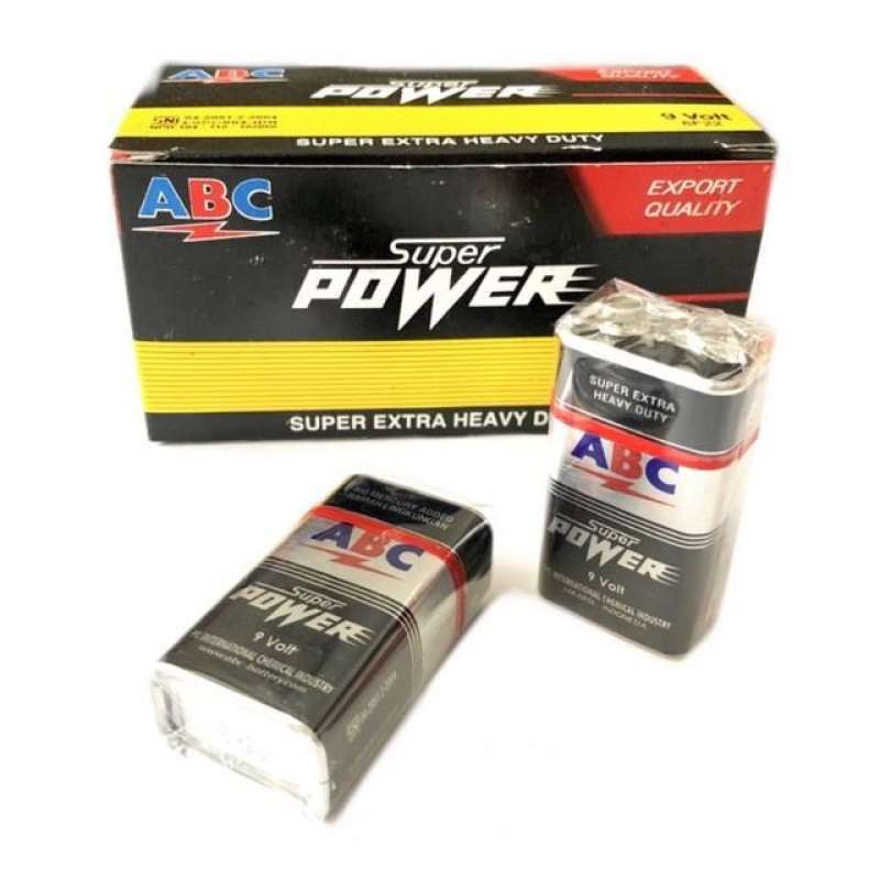 Jual Abc Battery 9v Super Power Baterai Kotak Heavy Duty Mic Di Seller ...