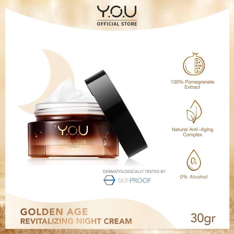 Jual YOU Golden Age Revitalizing Night Cream 30g[ Overnight Skin ...