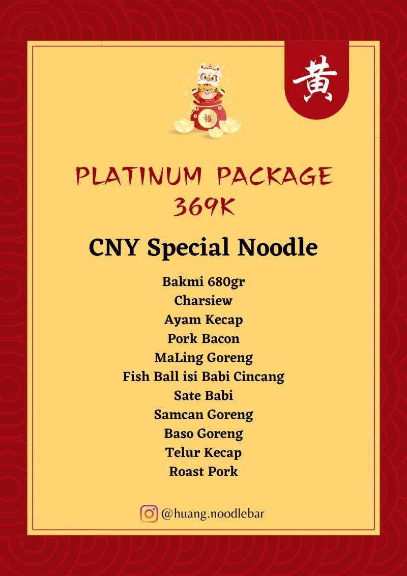 Jual CNY Hampers Platinum Package di Seller Huang Noodle Bar - Kota ...
