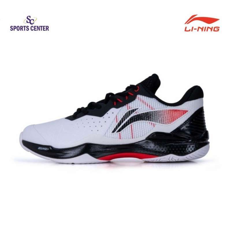 Promo New Sepatu Badminton Lining Thunder Bolt LIE TING AYAR037 White ...
