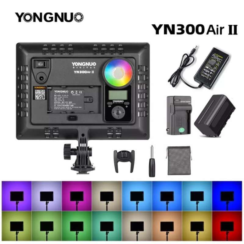 Jual Yongnuo Yn-300 / Yn300 Air Ii Rgb Led Video Light Kit - Kit 3 Di ...