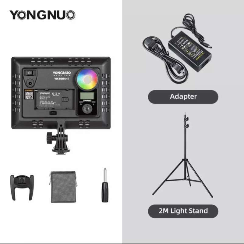 Jual Yongnuo Yn-300 / Yn300 Air Ii Rgb Led Video Light Kit - Kit 3 Di ...