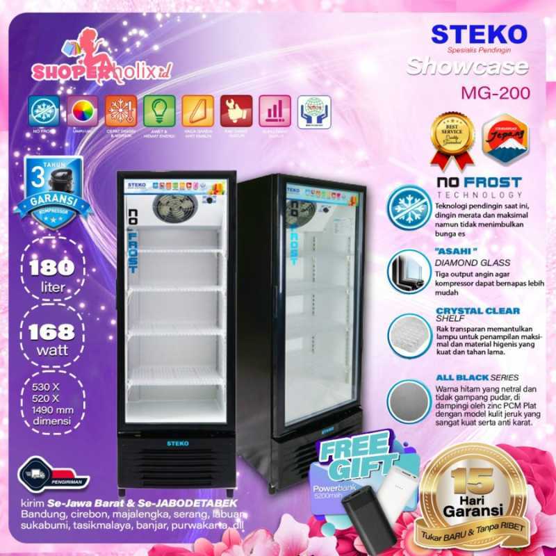 Promo SHOWCASE STEKO MG 220 New seri - MG 200 Diskon 8% di Seller ...
