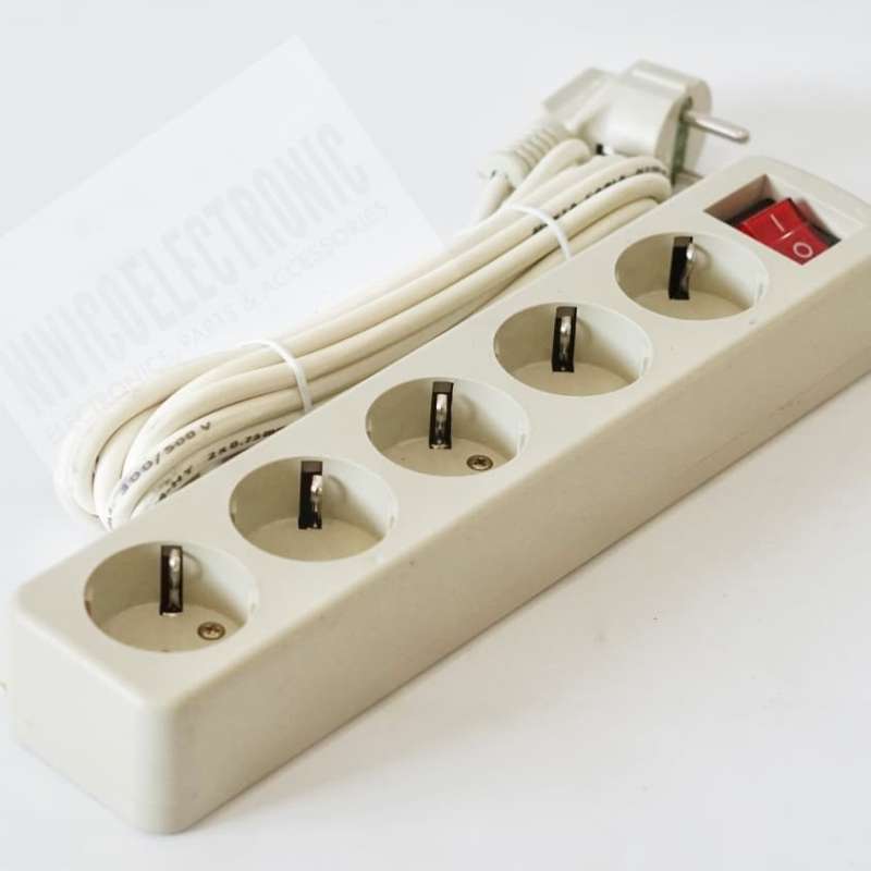 Jual Stop Kontak Terminal 5 lubang 3 meter DEXTA di Seller Nivico ...