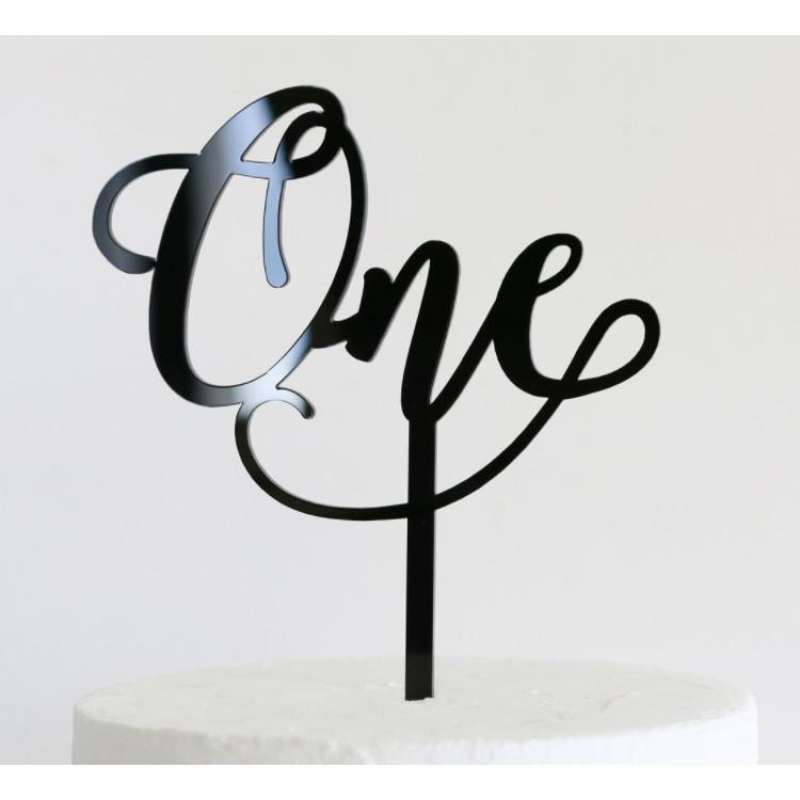 Jual CUSTOM TOPPER ONE BIRTHDAY / BABY ONE BIRTHDAY TOPPER di Seller Oh ...