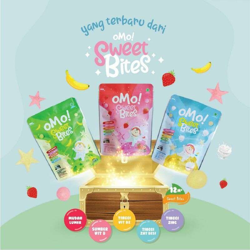 Jual OMO! SWEET BITES SNACK SEHAT BAYI 12 BULAN 15G - SUSUDOTCOM di ...