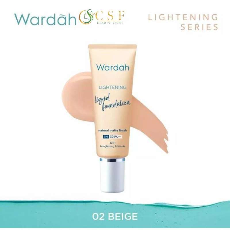 Jual Wardah Lightening Liquid Foundation - Mencerahkan dan Meratakan ...
