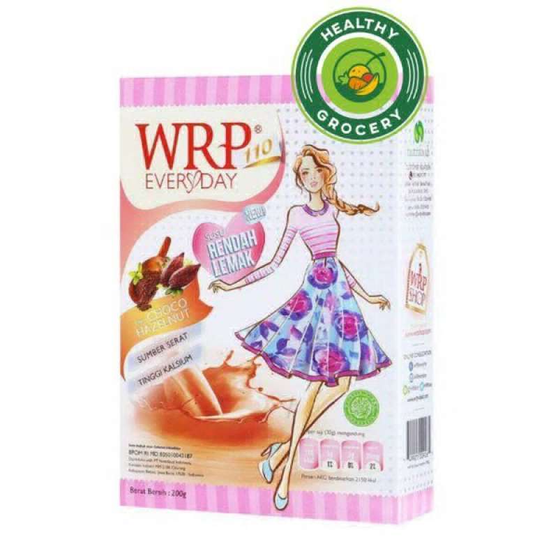 Jual WRP lowfet HIGH FIBER&calsium rasa cokelat 200ml di Seller ...