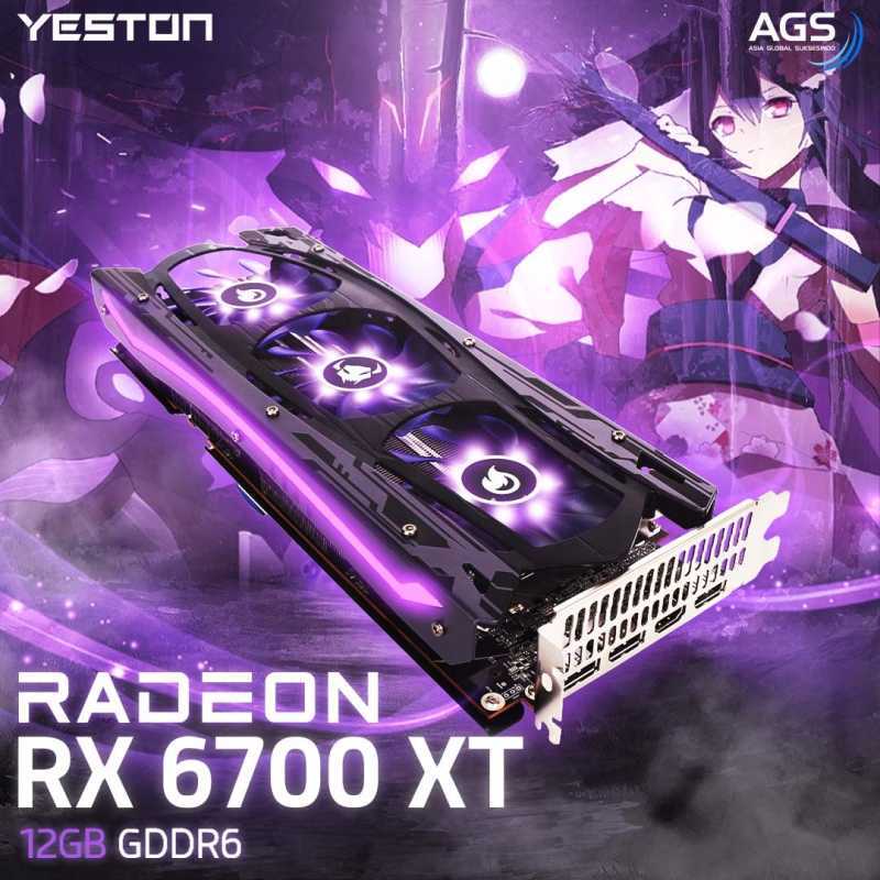 Jual VGA- YESTON RX 6700 XT 12GB GDDR6 LA TRIPLE FAN di Seller Asia ...