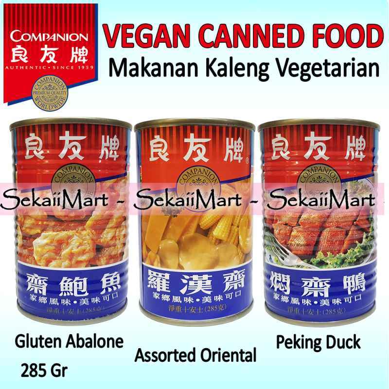 Promo Companion Makanan Vegetarian Kalengan - Vegan Canned Food All ...