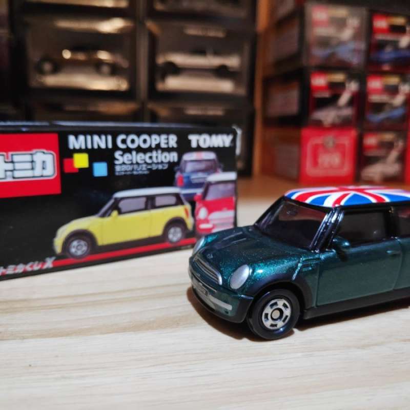 Jual Mini Cooper Selection Blind Box Union Jack Hijau Olive Green Vhtf ...
