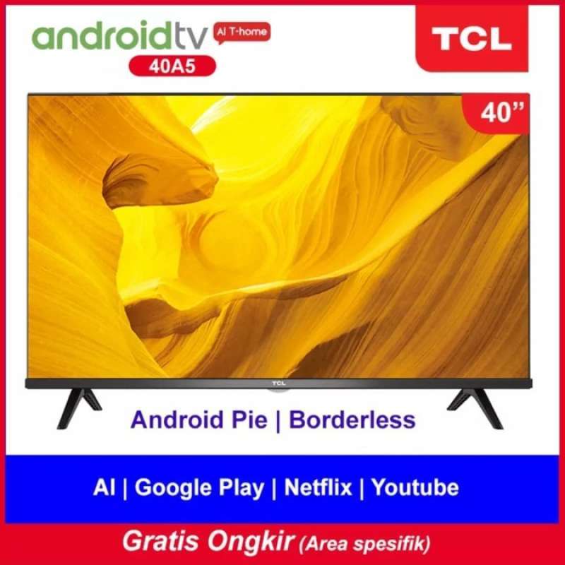 Jual Tcl 40 Inch Android Smart Tv Led - Android 9.0 Frameless Full Hd ...