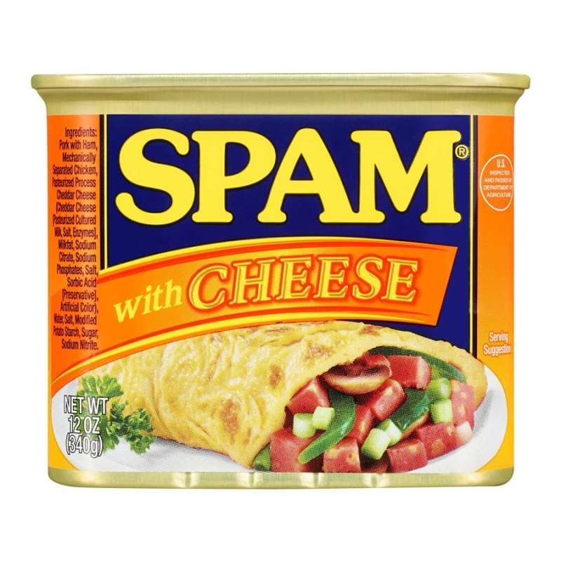 Promo Spam Cheese Pork Luncheon 340g - Daging Babi Deli Kaleng Rasa ...