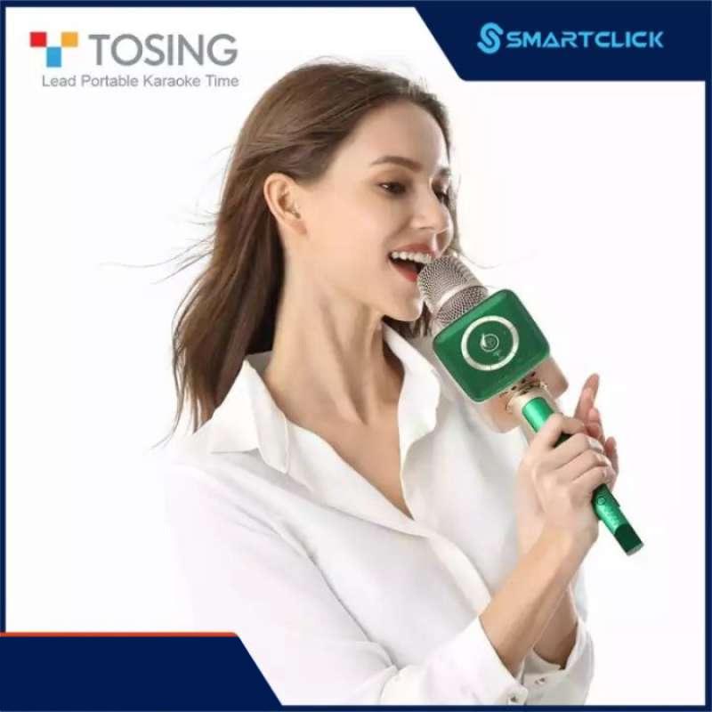 Promo MIC Bluetooth Tosing V1 Wireless UHF Singing Recording 3in1 ...