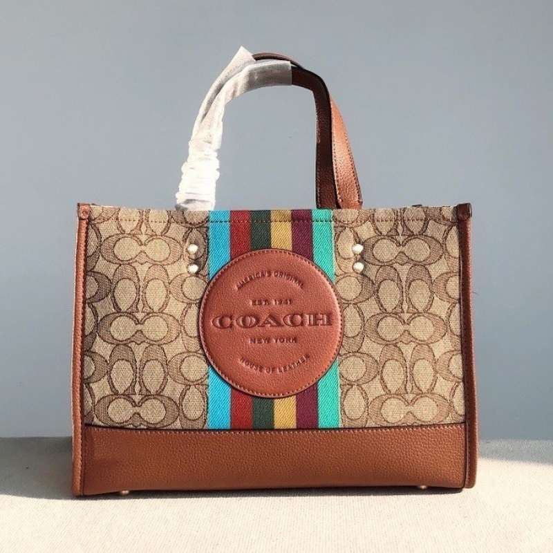 Jual Coach Dempsey Carryall In Signature Jacquard With Stripe And Patch ...