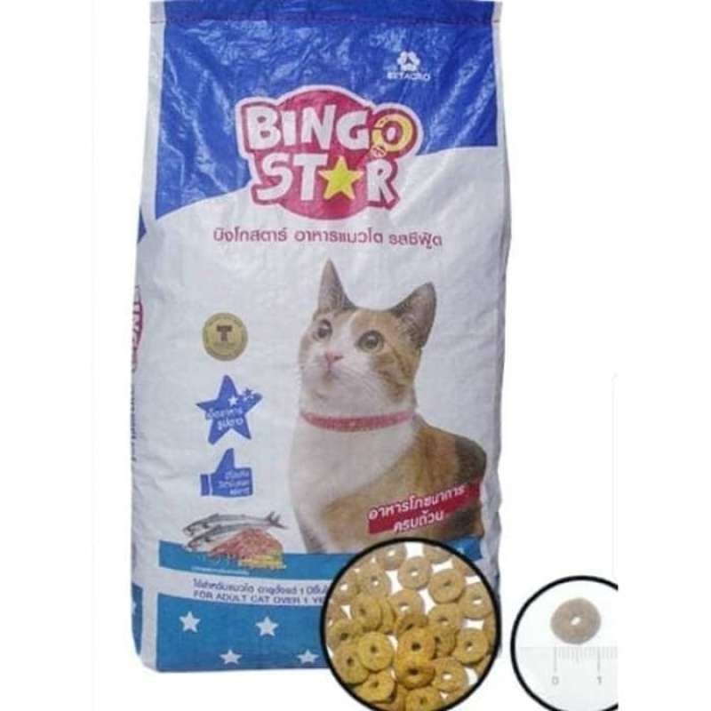 Jual Bingo Star Seafood 20kg - Makanan Kucing Pengiriman Via Expedisi ...