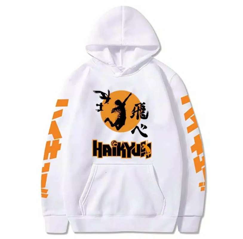 Jual JAKET SWEATER HOODIE HAIKYUU KARASUNO BAHAN PREMIUM / JAKET PRIA ...