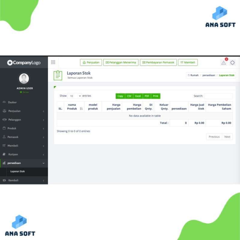 Promo Erp Sales Software Pos Web Php Code Igniter Plus Diskon 2% Di Seller Ana Soft ...