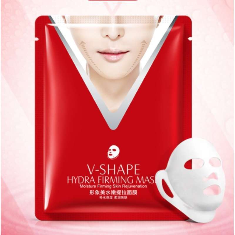 Jual Masker Images V Shaped Mask Hydra Firmming Mask Sheet Red Glowing ...