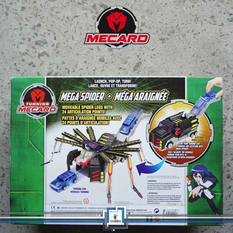Jual Turning Mecard Mega Spider Vehicle Mecanimals Bbasha Di Seller ...