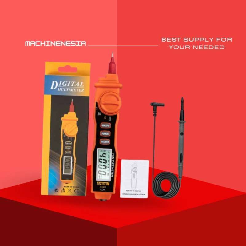 Jual DIGITAL MULTIMETER MULTITESTER AC DC MODEL PEN A3002 / TESTER PEN ...