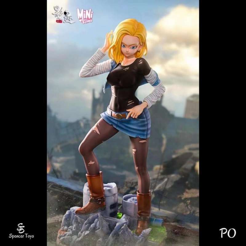 Jual DP PO RESIN STATUE ANDROID 18 DIN MODEL (PRE-ORDER) SPENCERTOYS di ...
