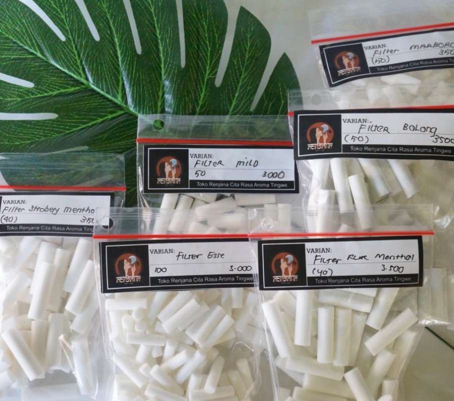 Jual Filter Busa Rokok Berbagai Macam Ukuran - Klik Menthol Di Seller ...