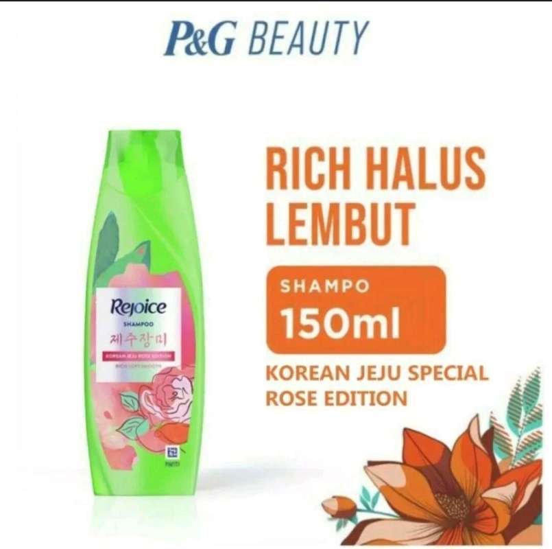 Jual Rejoice Shampoo Korean Jeju Rose Edition Rich Soft Smooth [150 mL] di Seller DharrentMart ...