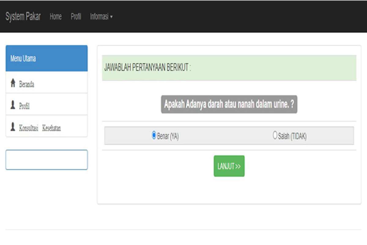 Jual Source Code Sistem Pakar Metode Forward chaining di Seller Jogja Software - Warungboto ...