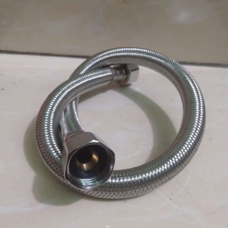 Promo Jual selang flexible 40cm stenlis selang wastafel selang closet ...
