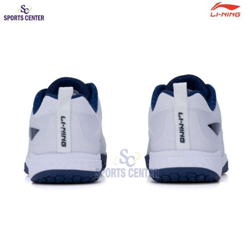 Jual Sepatu Badminton Lining Ultra Fly Aytr060 / Aytr 060 White Navy ...