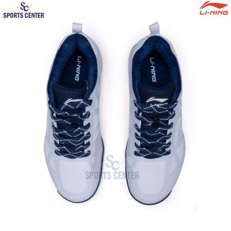 Jual Sepatu Badminton Lining Ultra Fly Aytr060 / Aytr 060 White Navy ...