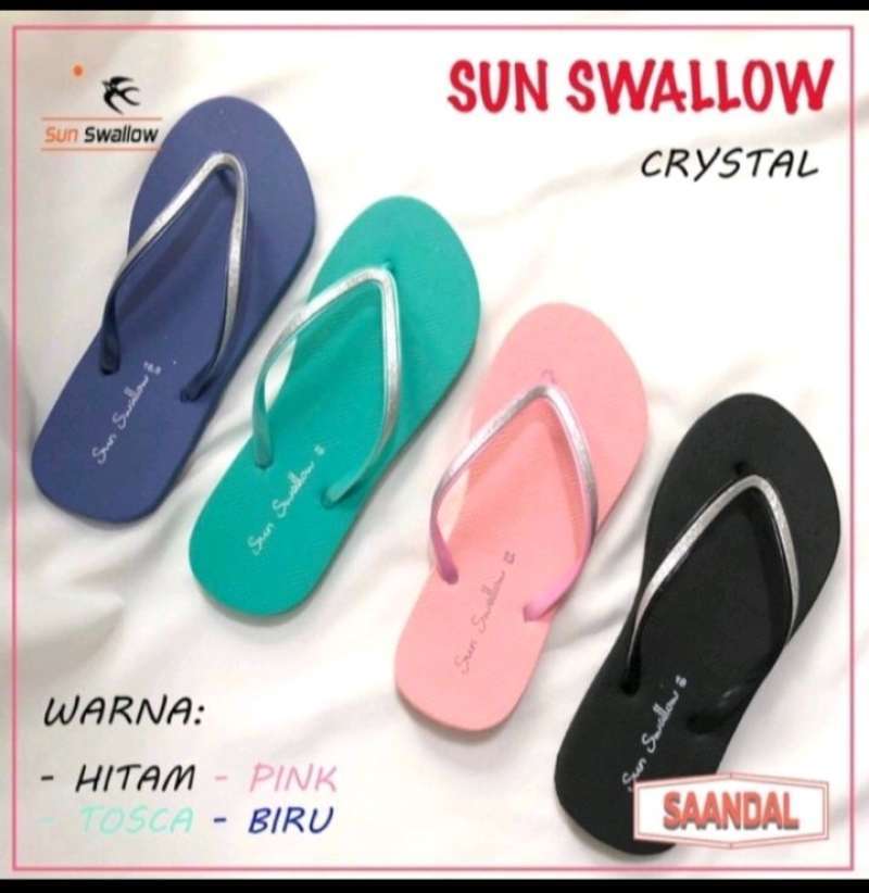 Promo Sendal Swallow Sun Swallow Crystal Premium Diskon 15% Di Seller ...