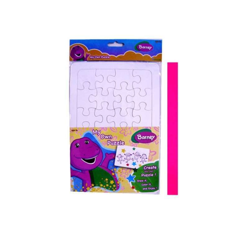 Jual My Own Puzzle Gambar Barney The Dinosaur NB-00254 Mainan Anak di ...