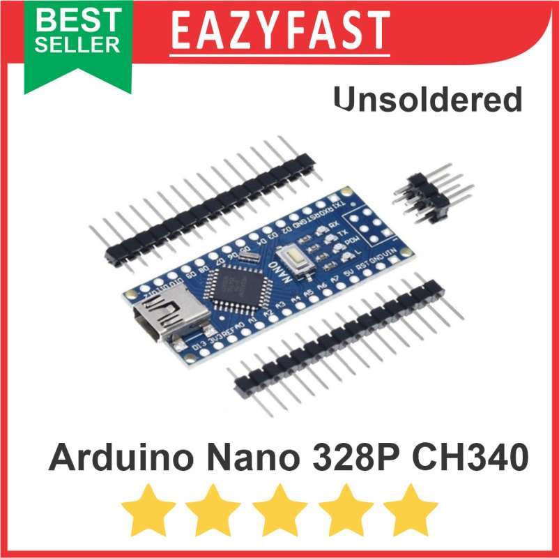 Jual Arduino Nano Atmega328p Ch340 V3 0 Clone Compatible Atmega 328 5v
