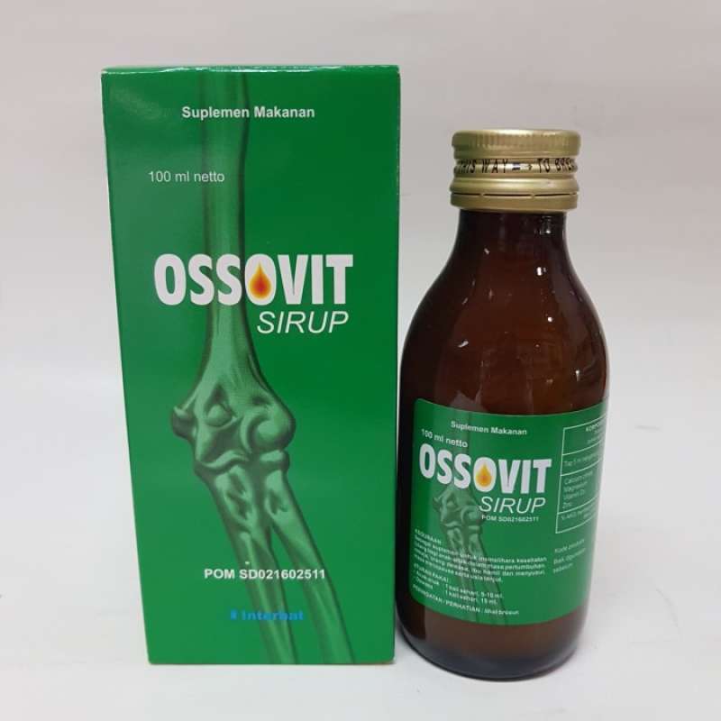 Jual Ossovit Sirup 100 Ml Suplemen / Multivitamin & Kalsium Untuk ...