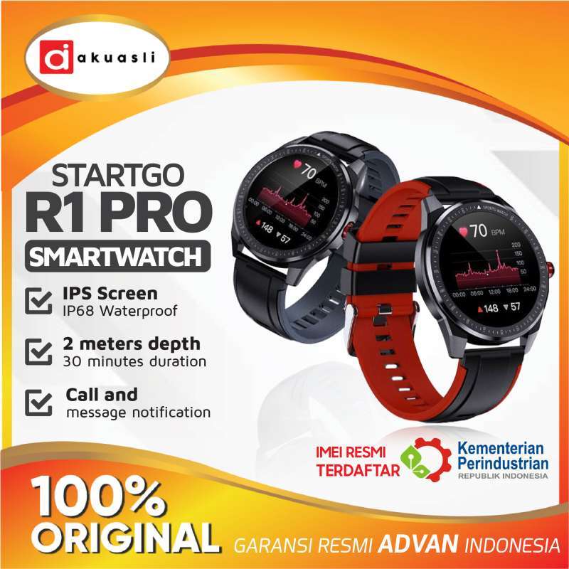 Jual Smartwatch Advan Start Go R1 Pro Jam Tangan Sport Digital Pintar ...