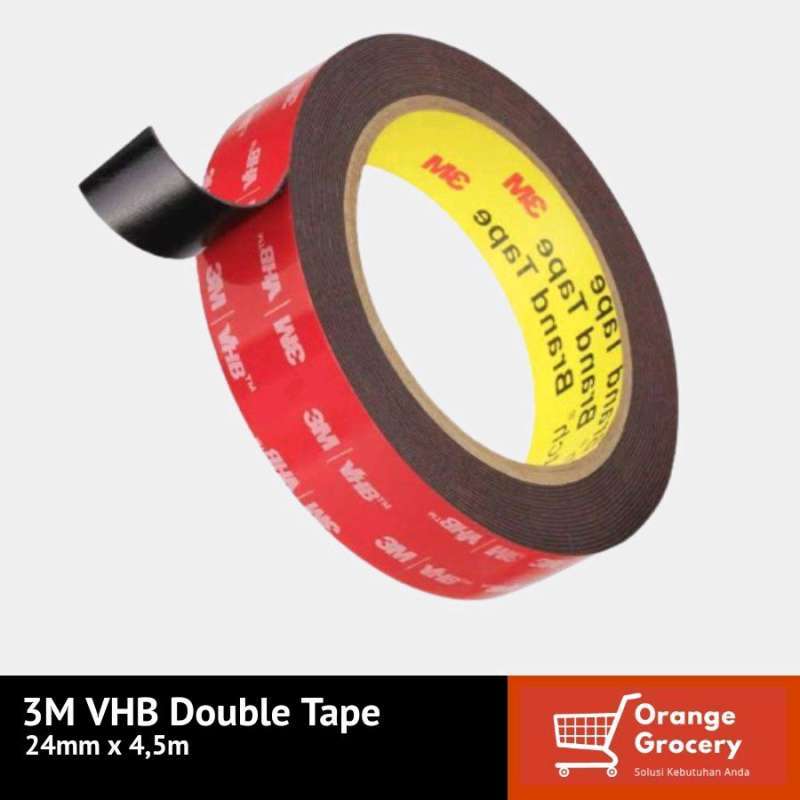 Jual Perekat 3M VHB Tape Double Tape 3M VHB 24mm x 4,5 Besar ORIGINAL ...