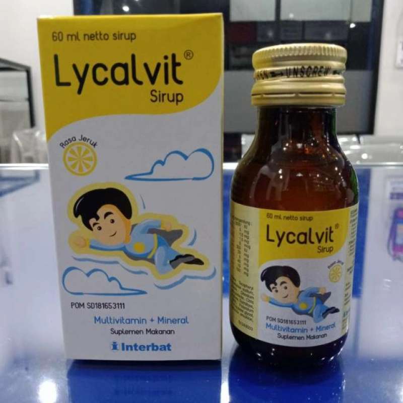 Jual Lycalvit Sirup 60 ML Suplemen / Vitamin Dan Kalsium Untuk Masa ...