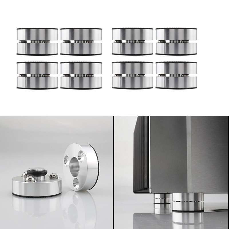 Jual 8 Pieces Speaker CD Amplifier Isolation Feet Pad Stand Isolation ...