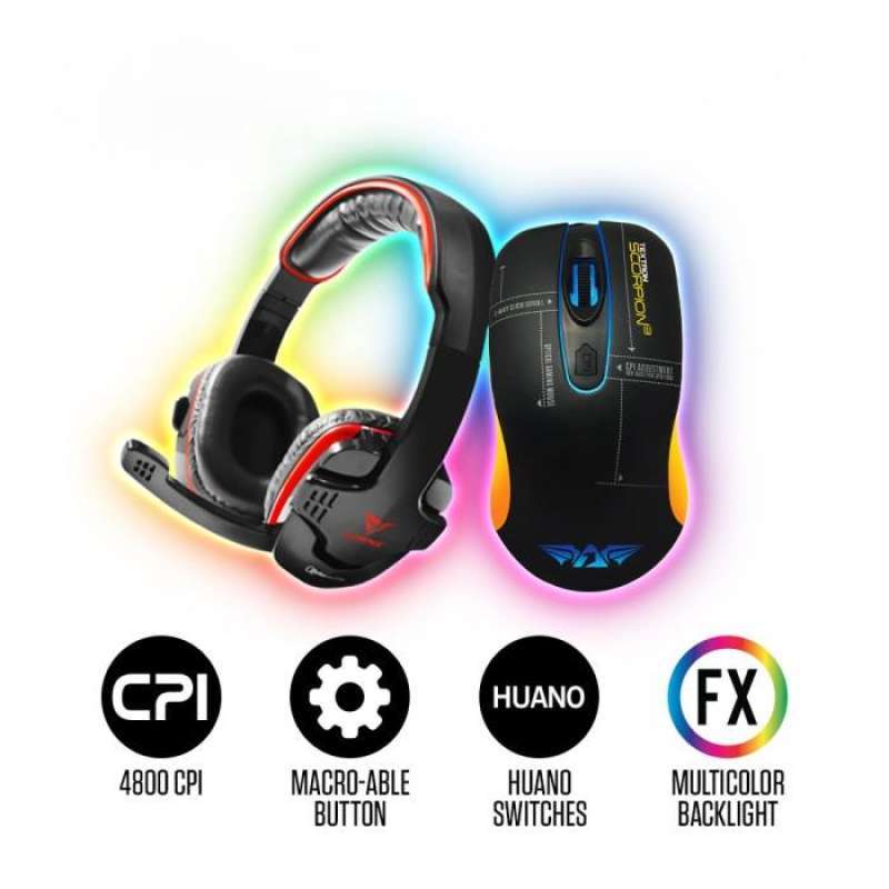 Promo Armaggeddon Mouse Gaming Scorpion 3 + ATOM 5 / WASP 5 / XENON ...