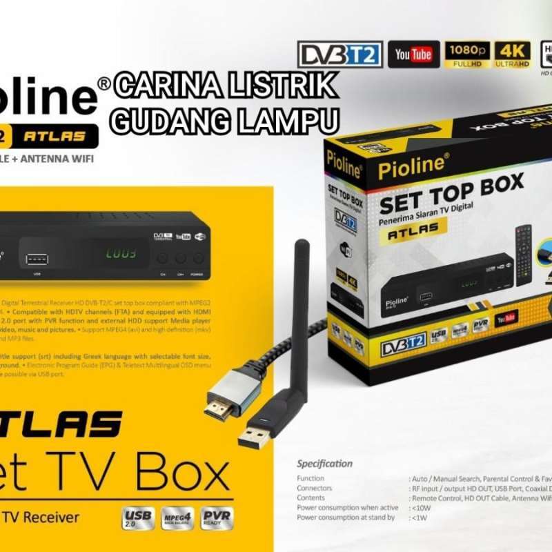 Jual Wifi Dongle Set Top Box Pioline Original, Murah & Diskon Juni 2024 | Blibli