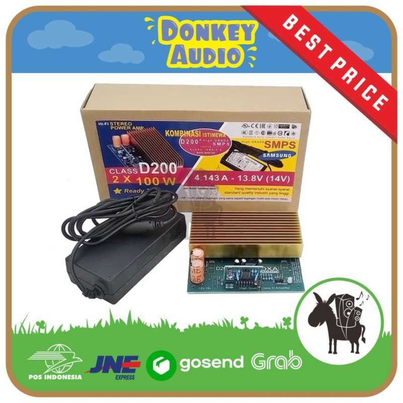 Jual Kit Class D 200w Stereo Power Amplifier Plus Smps Lg 14v Di Seller ...