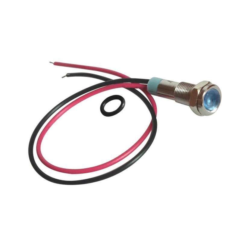 Promo 6mm LED Metal Indicator Light Waterproof Signal Pilot Lamp 6V ...