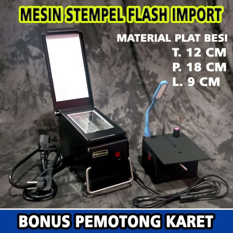Jual Mesin Stempel Flash Otomatis Import Body Besi Di Seller Tokoberkatsejati ...