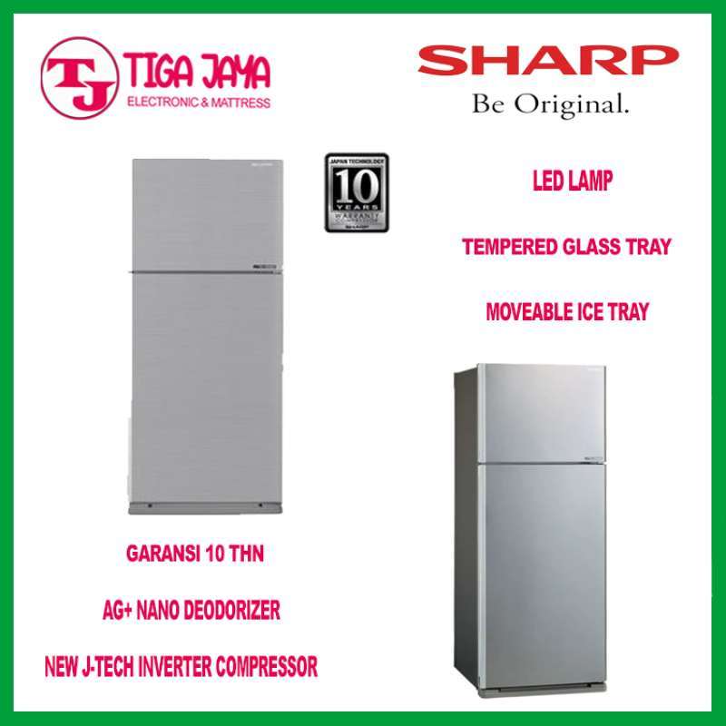 Jual Kulkas 2 Pintu Sharp Sj-ig470m-sl J-tech Inverter Di Seller ...